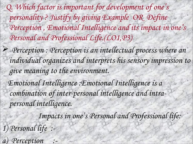 PERSONALITY DEVELOPMENT FROM UTSAV SHIVHARE | PPT