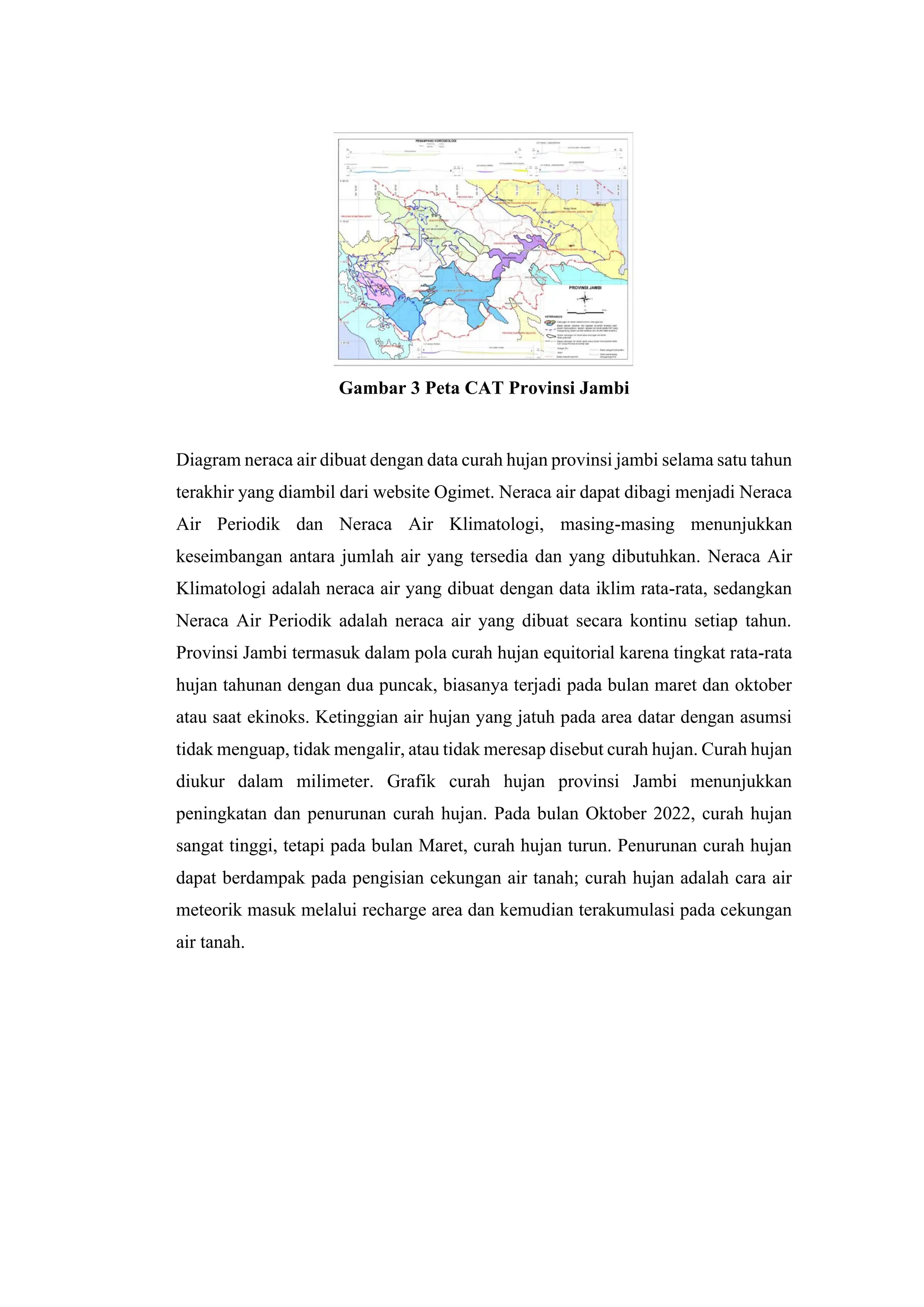 hidrogeologi sumber daya air provinsi jambi | PDF