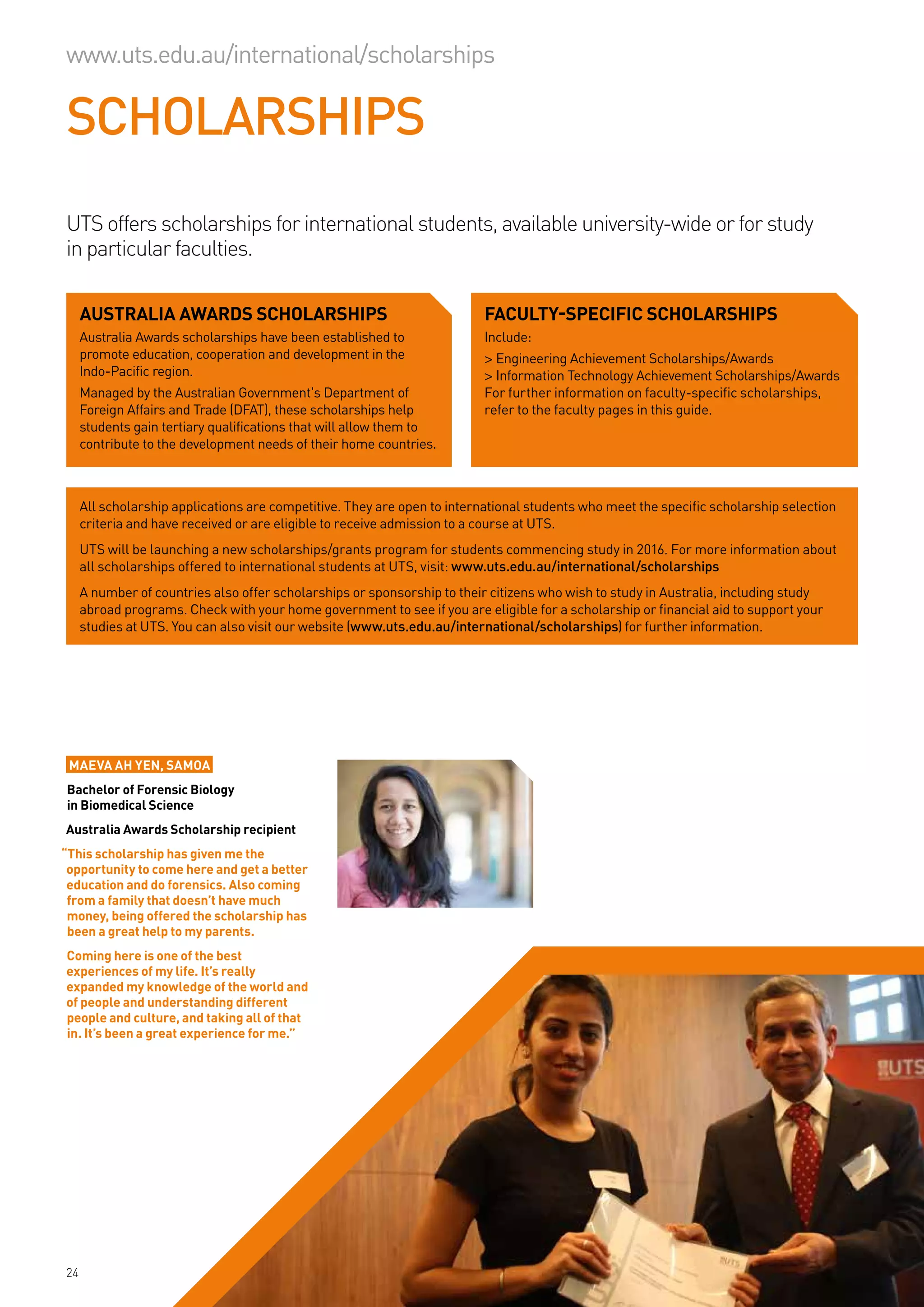 ศึกษาต่อออสเตรเลีย ที่ University of Technology, Sydney - UTS | PDF