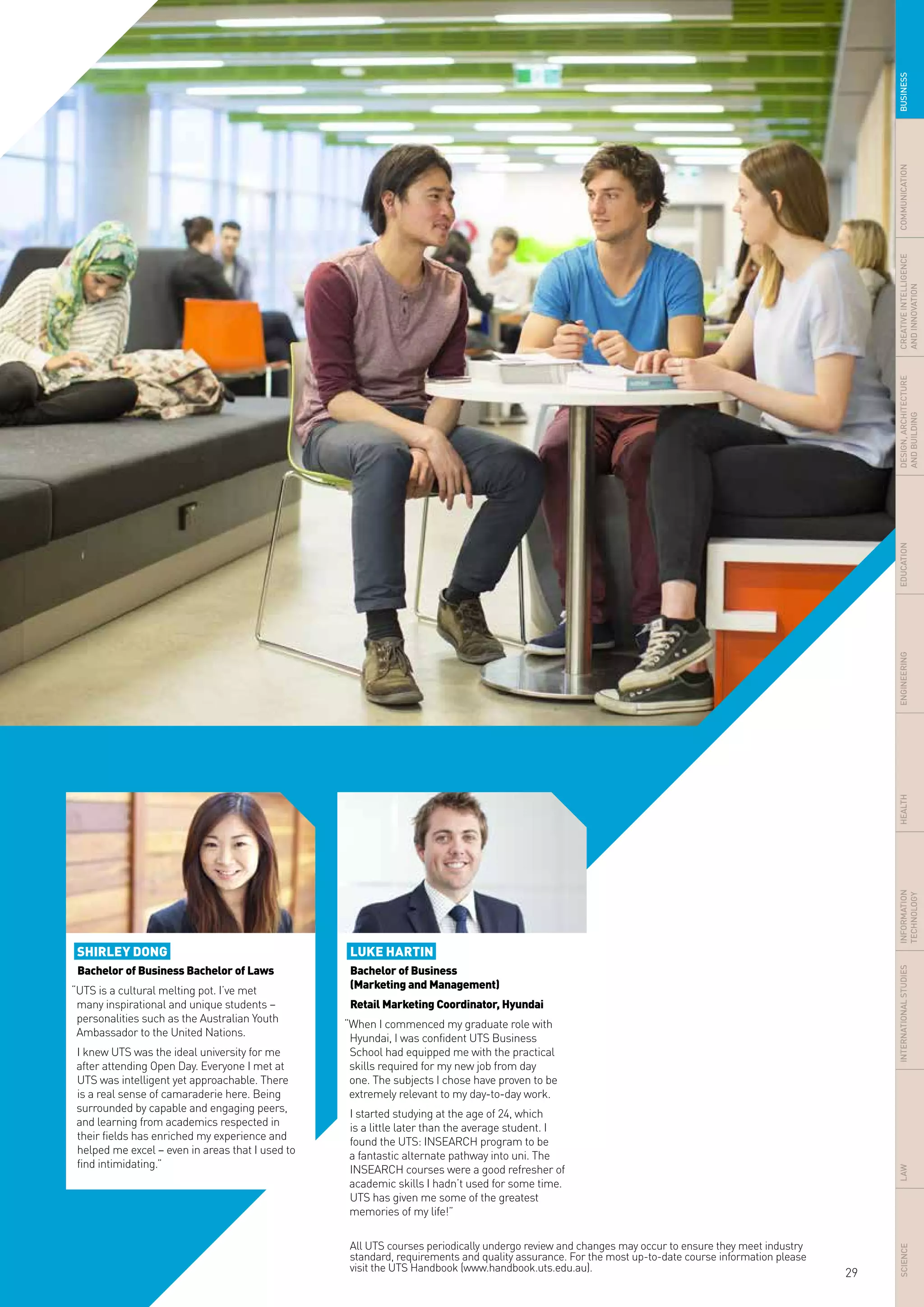 ศึกษาต่อออสเตรเลีย ที่ University of Technology, Sydney - UTS | PDF