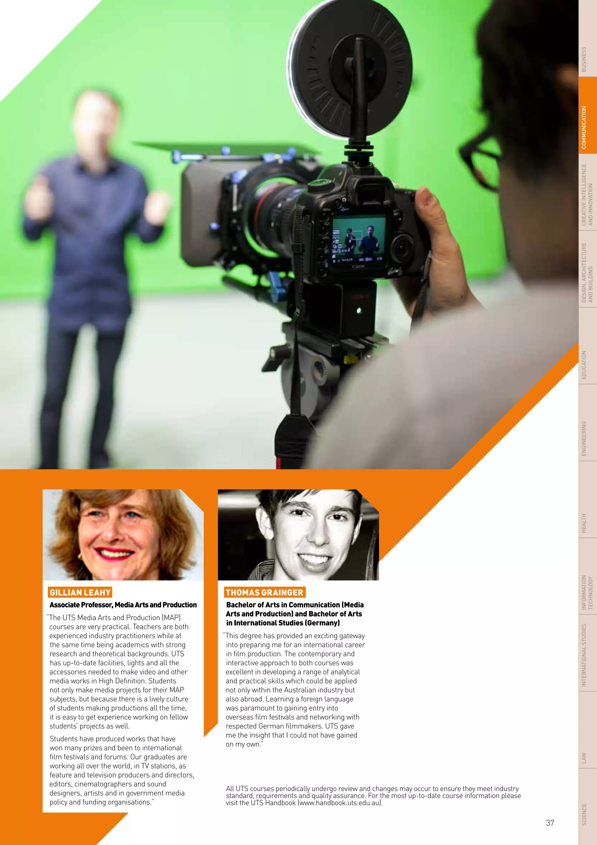 ศึกษาต่อออสเตรเลีย ที่ University of Technology, Sydney - UTS | PDF