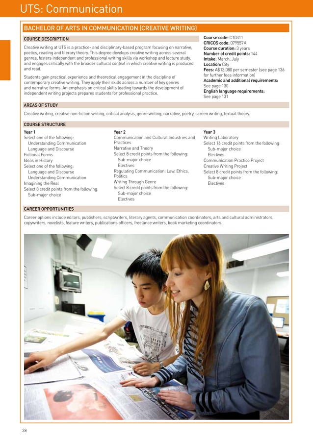 ศึกษาต่อออสเตรเลีย ที่ University of Technology, Sydney - UTS | PDF