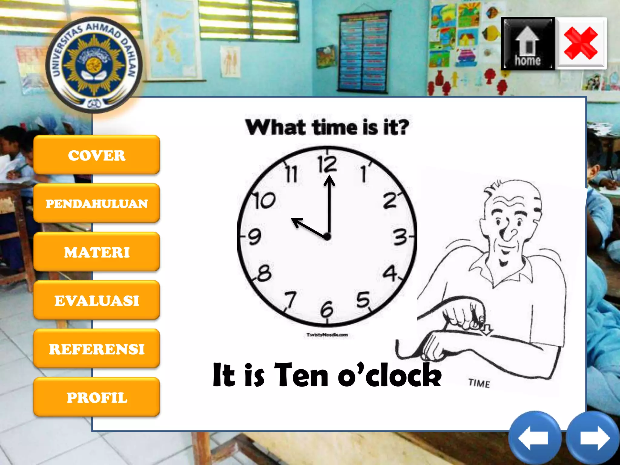 PPT Telling Time untuk kelas IV SD | PPTX