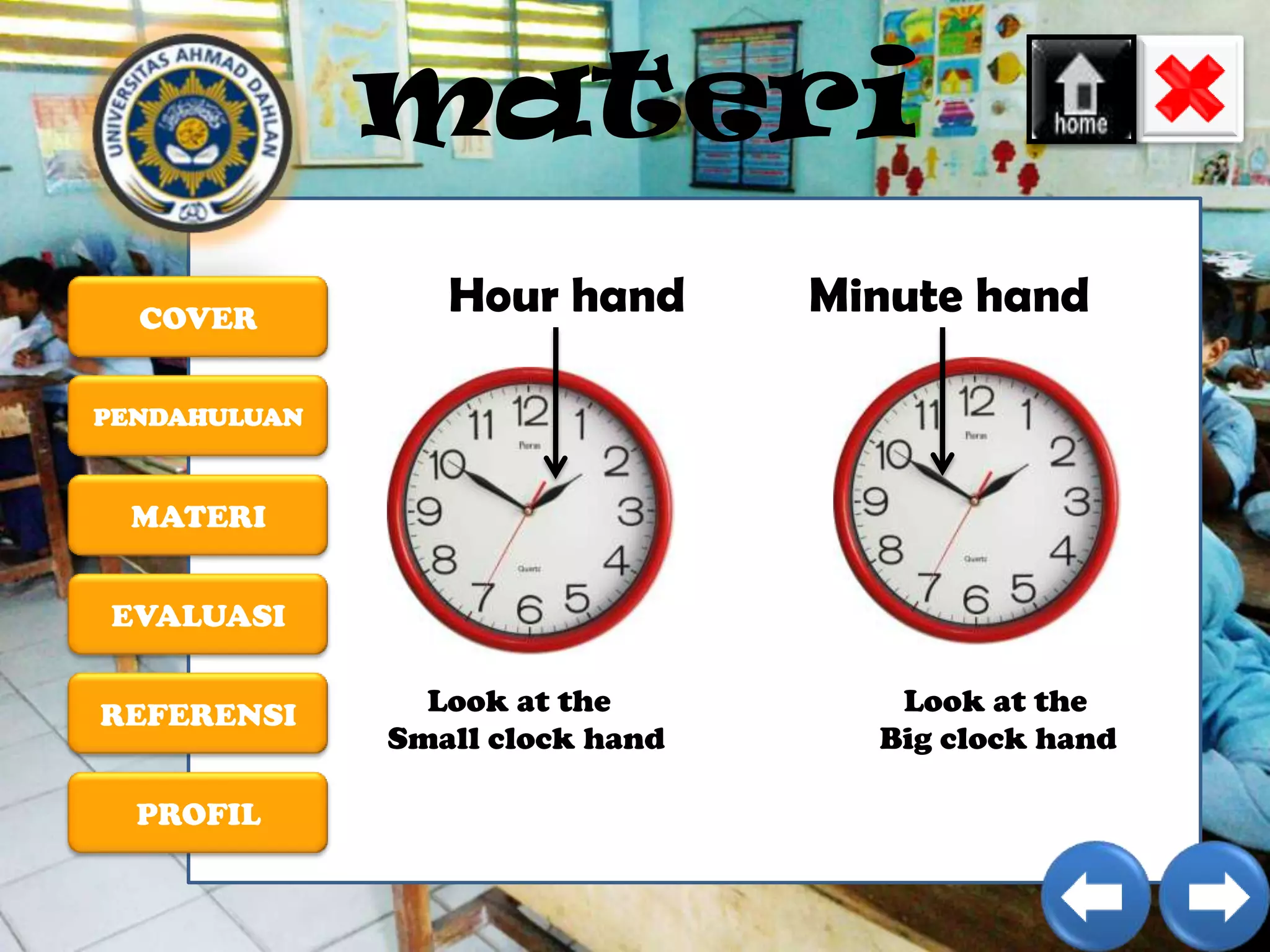 PPT Telling Time untuk kelas IV SD | PPTX