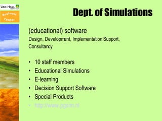 educational simulations interface development | PPT