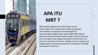 Uts kp mrt | PPTX