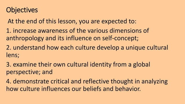 UTS_L3 Anthropological Perspective of the Self.pptx | Science