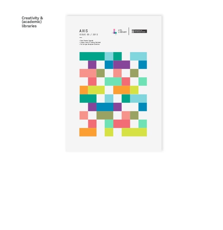 Creativity & (academic) libraries