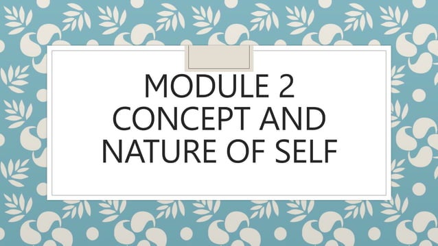 UTS Module two Concept and nature of self (1).pptx | Christianity ...