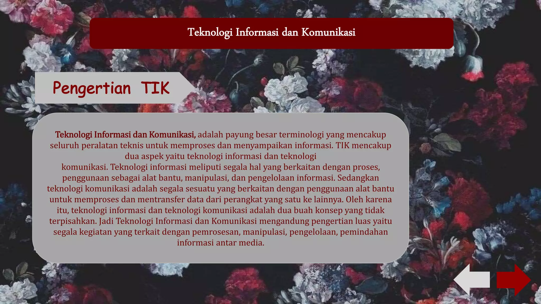 Powerpoint tentang TIK | PPT