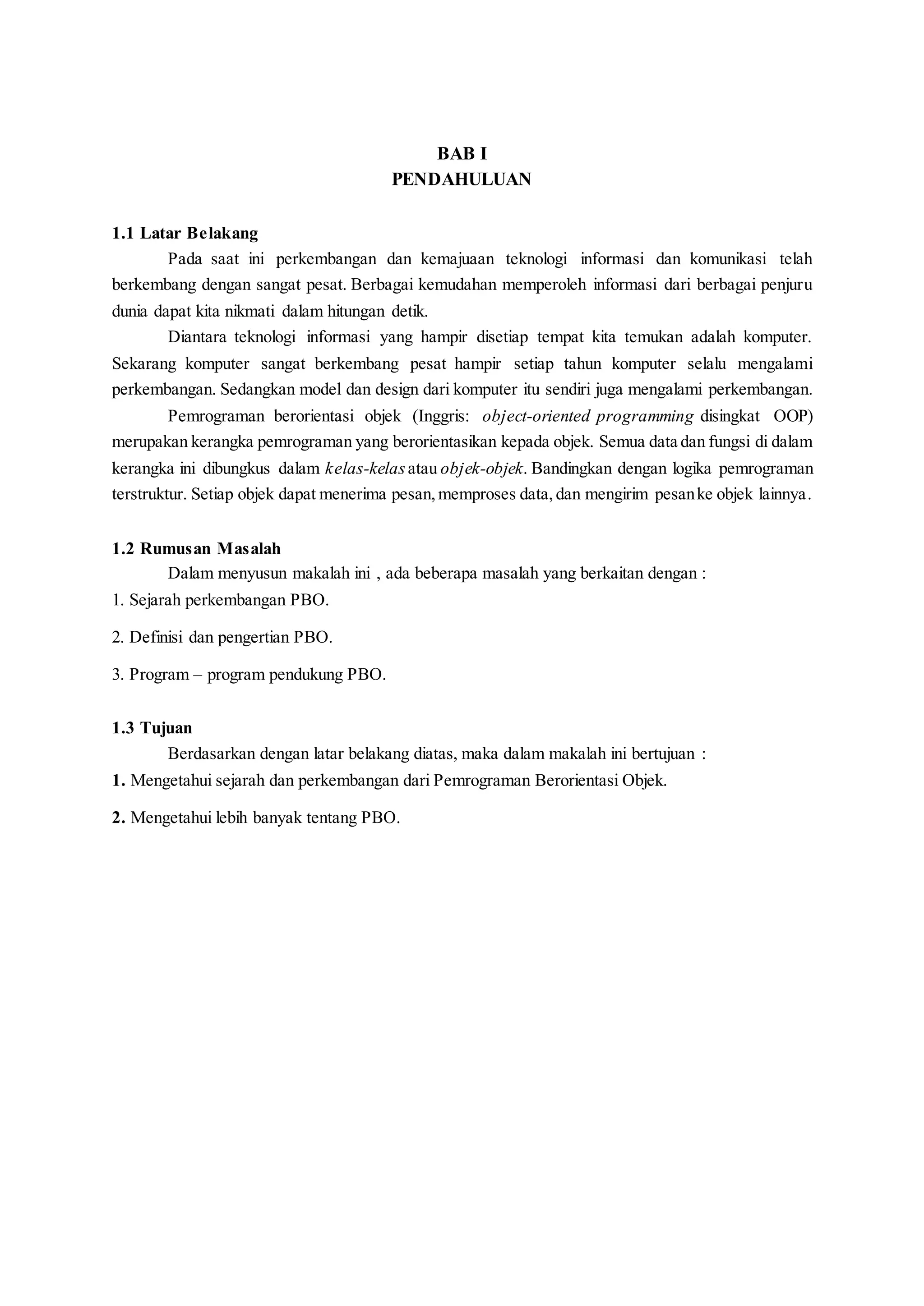 Uts pemrograman berbasis obj | PDF