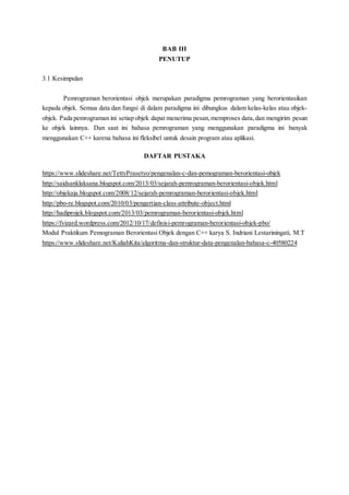 Uts pemrograman berbasis obj | PDF