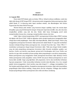 Uts pemrograman berbasis obj | PDF