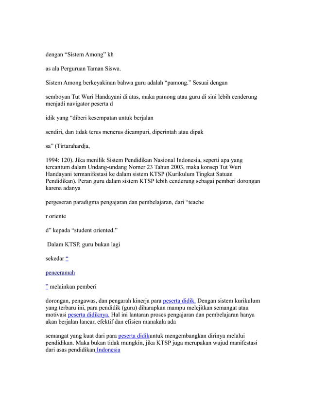 Uts pengantar pendidikan | DOC