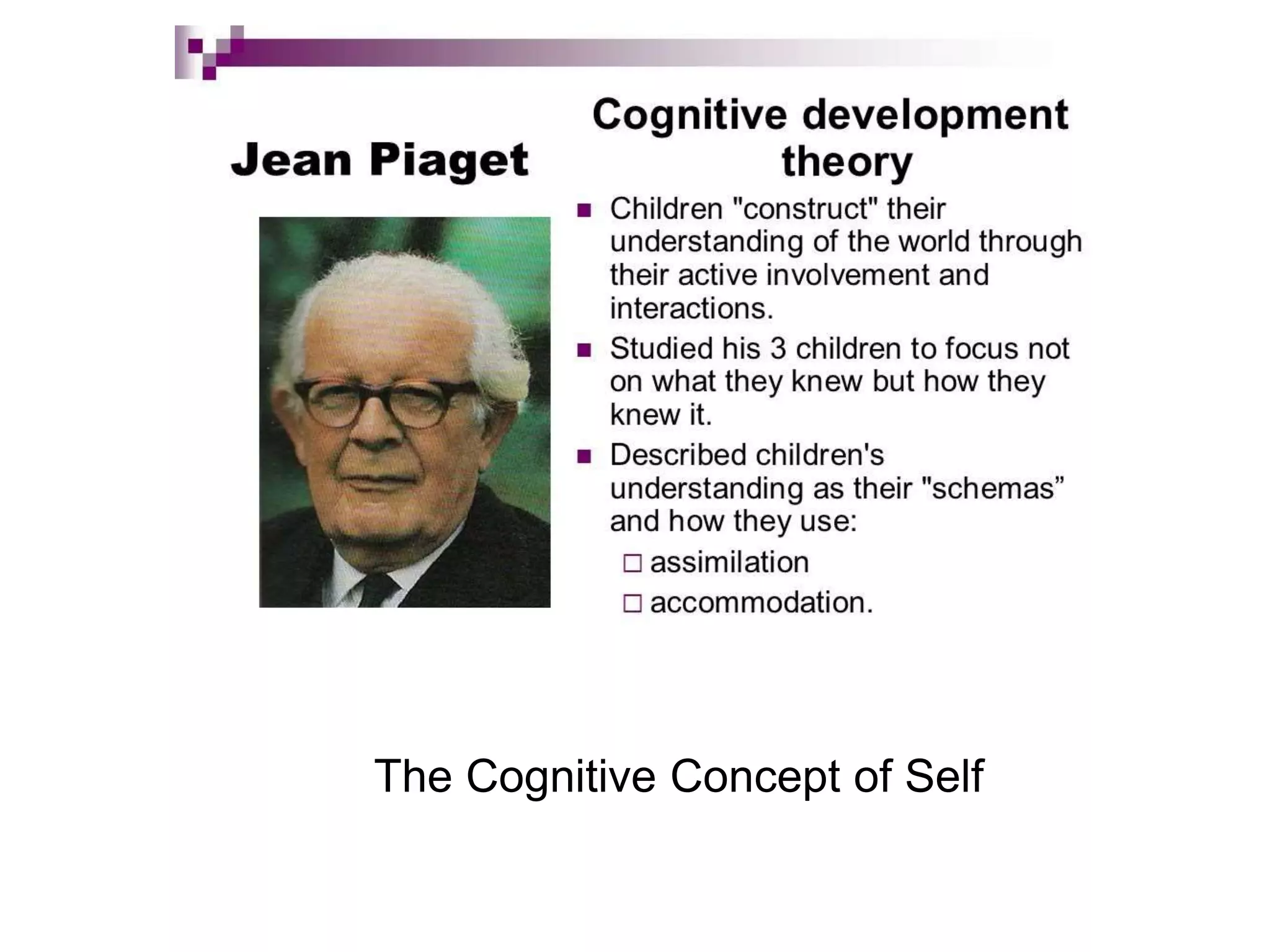 Piaget Cognitive Self | PPTX
