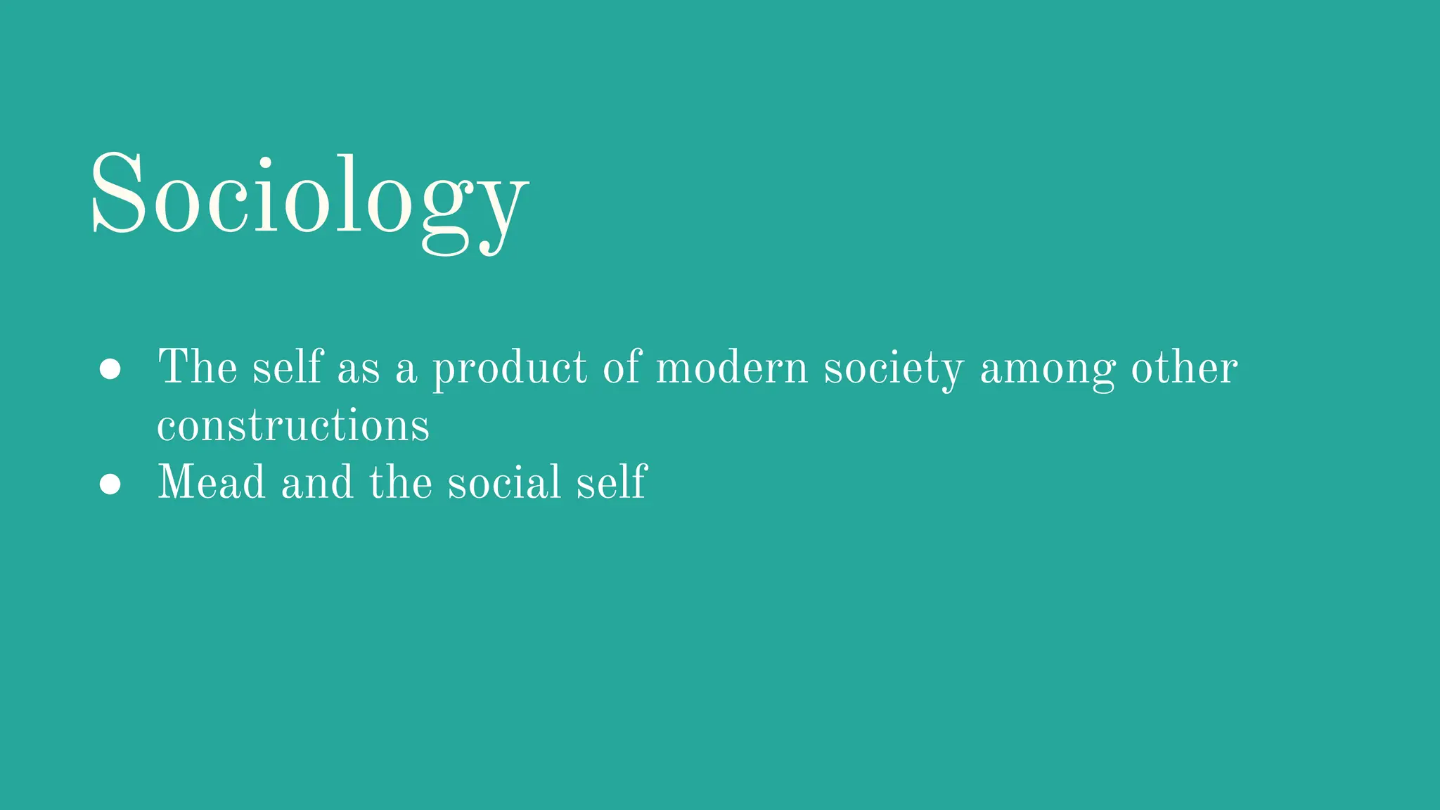 Topic 2: Sociology ( Understanding the Self) | PPTX