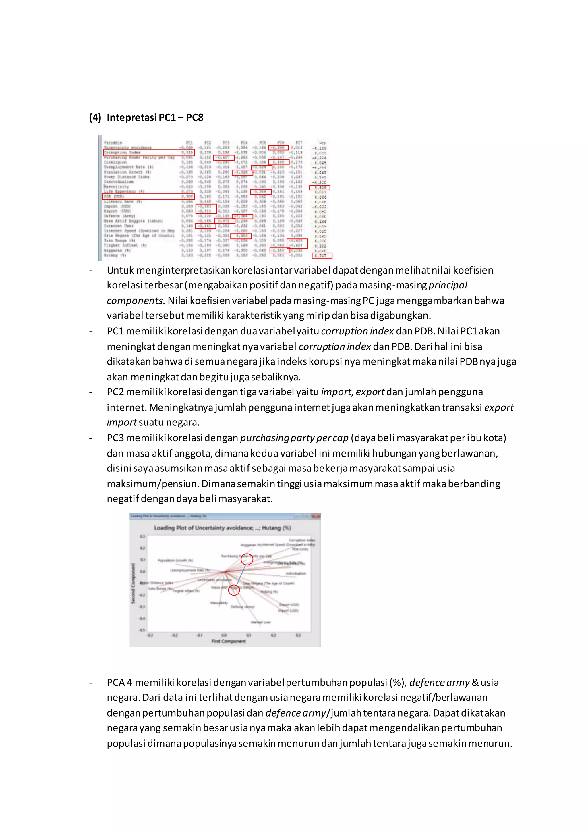 Analisa Principal Component Analysis (PCA) | PDF