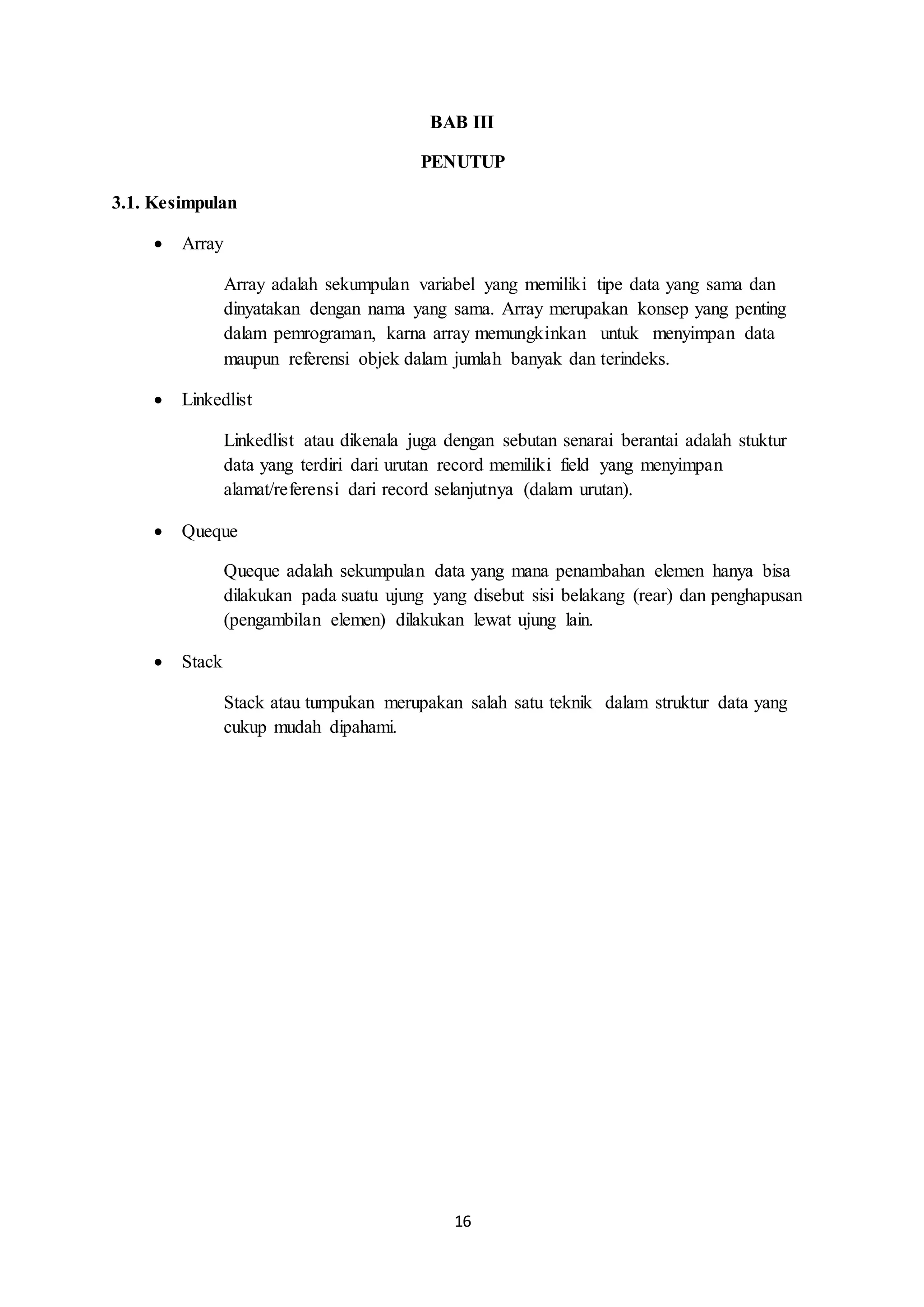 Uts struktur data | DOCX