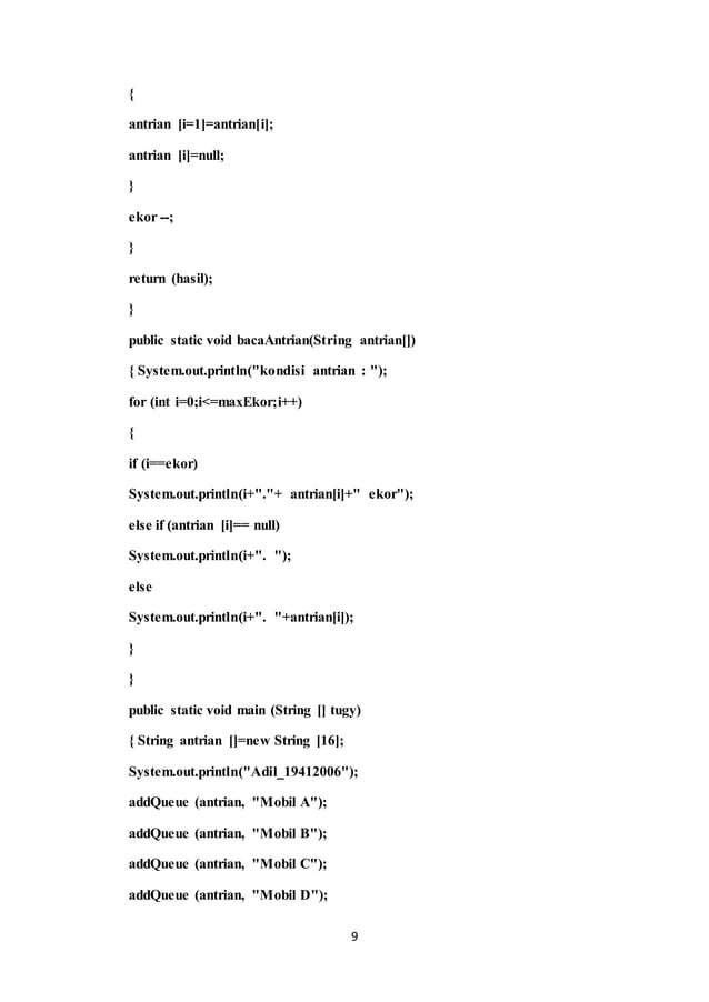 Uts struktur data | DOCX