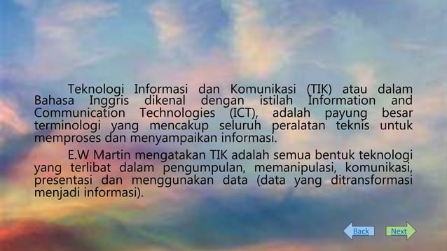 UTS teknologi informasi dan komunikasi (tik) | PPT
