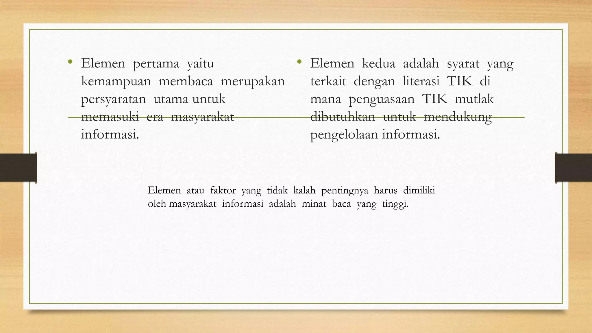 Literasi Teknologi Informasi dan Komunikasi | PPT
