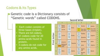 Genetic code | PPTX