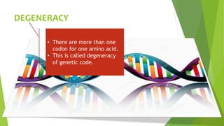 Genetic code | PPTX
