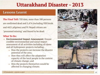 Uttarakhand tragedy | PPTX