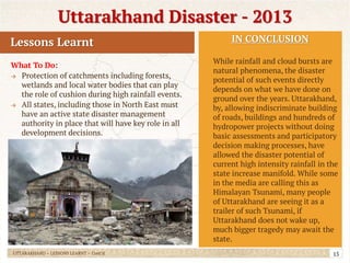 Uttarakhand tragedy | PPTX