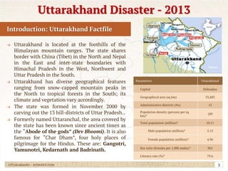 Uttarakhand tragedy | PPTX