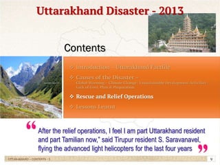 Uttarakhand tragedy | PPTX