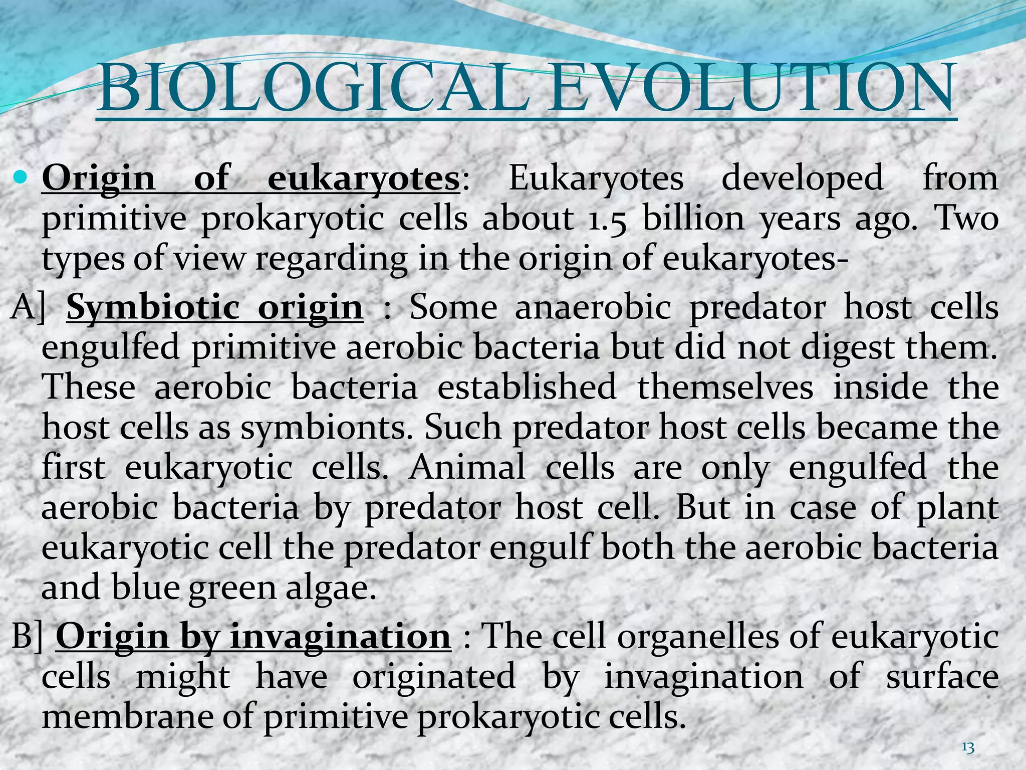 chemical evolution and biological origin of life | PPTX
