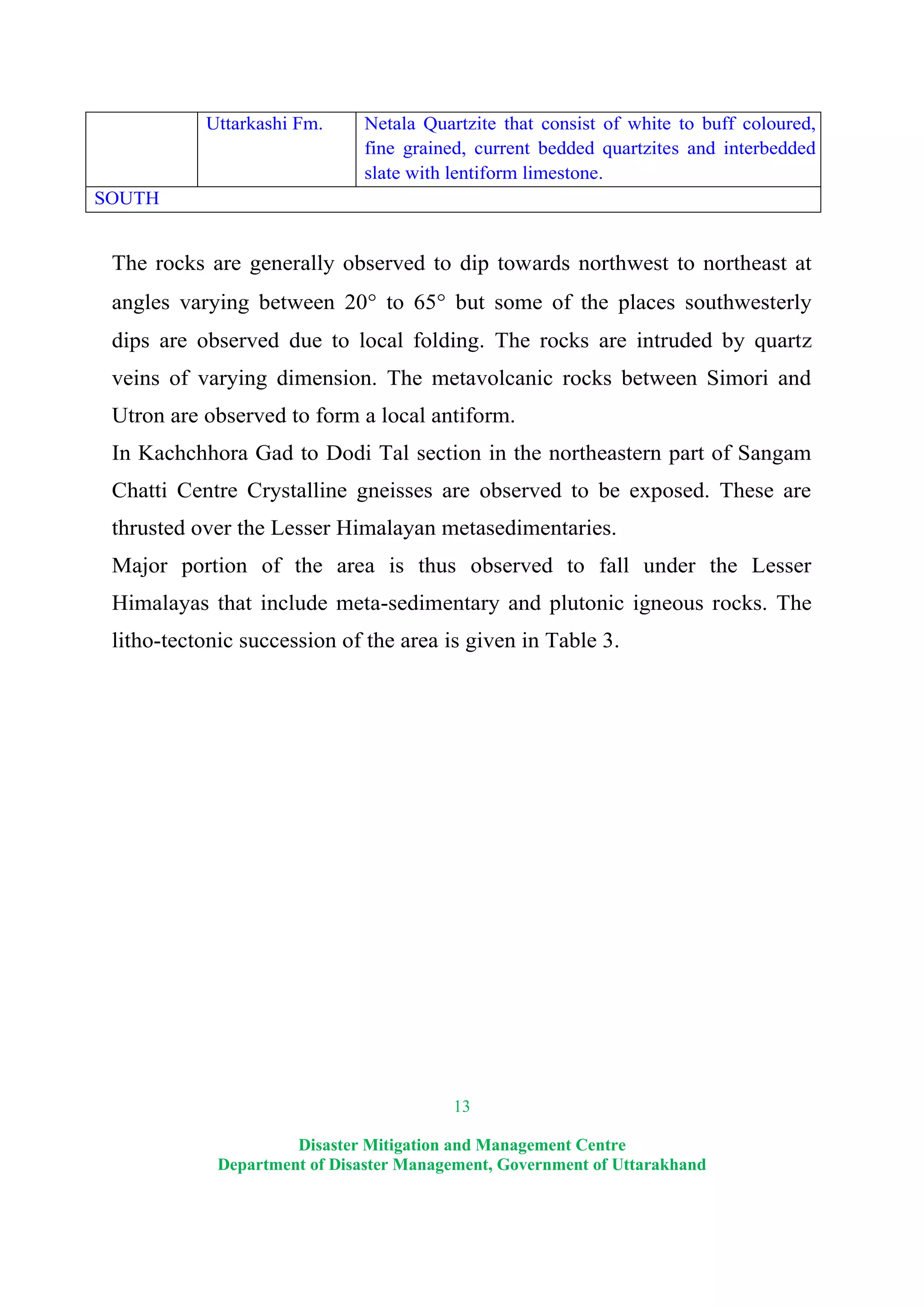 Uttarkashi report final | PDF