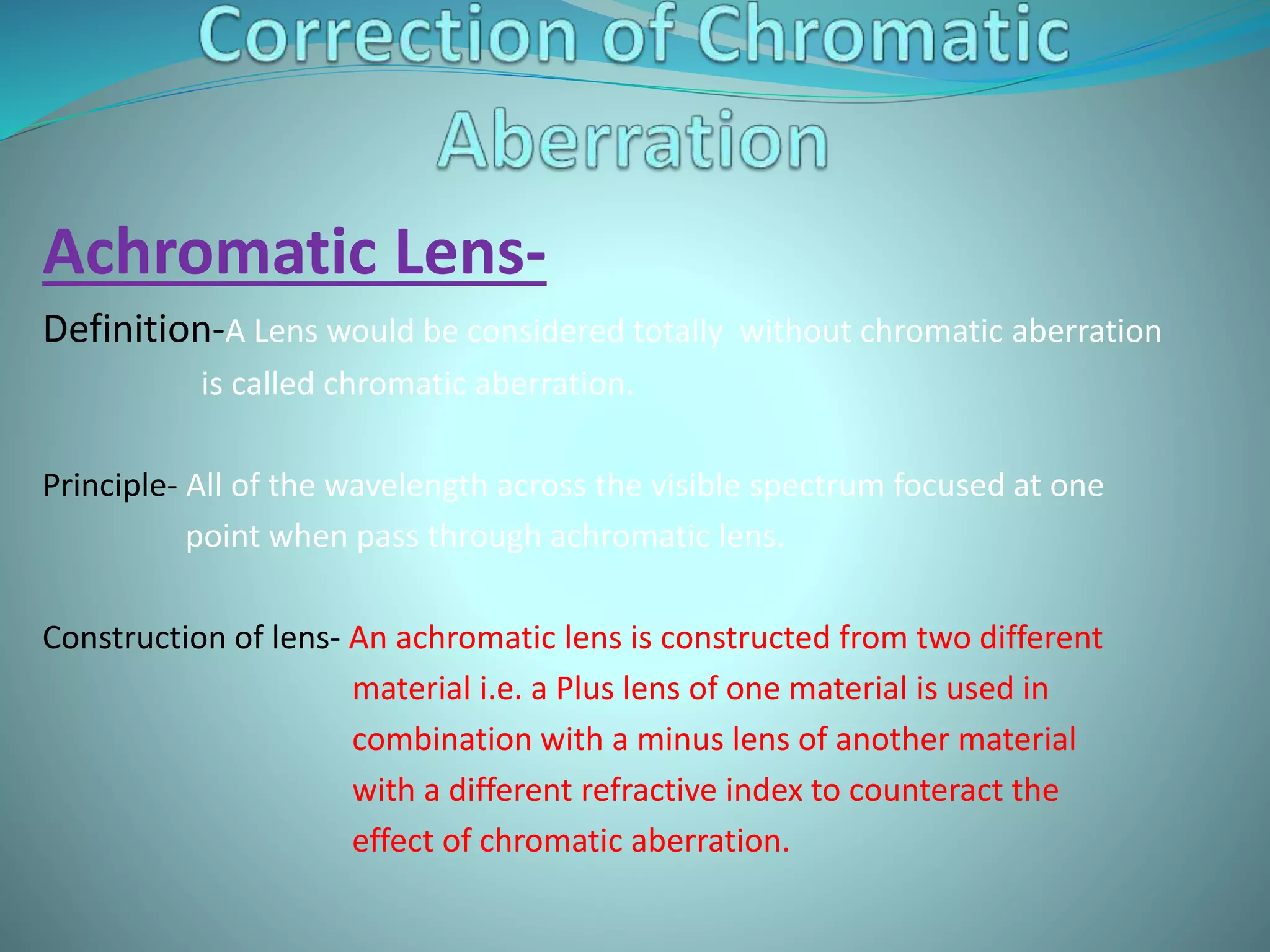 Lens Aberration | PPT