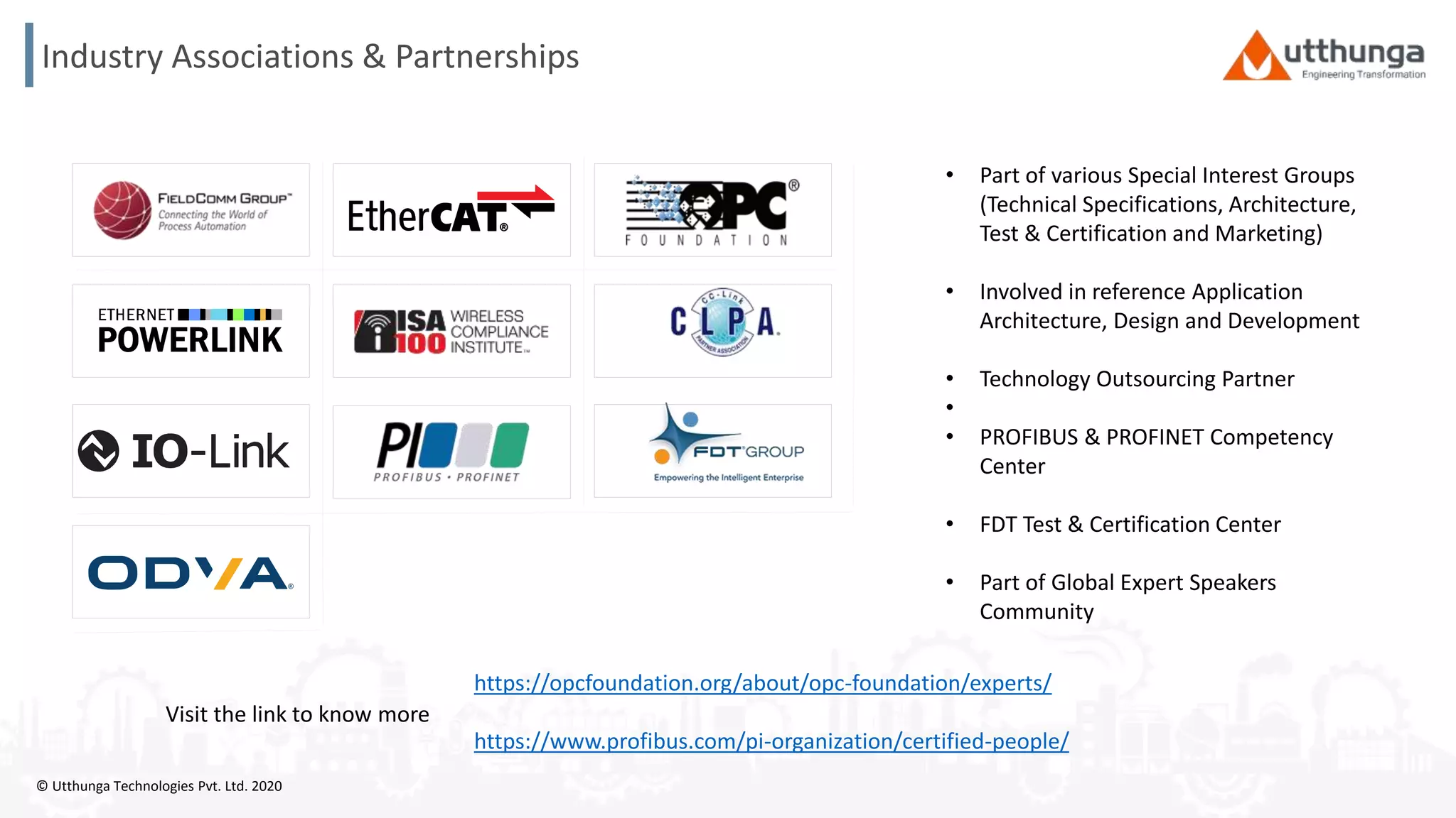 Utthunga Technologies corporate ppt | PPTX