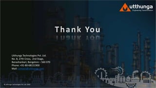 Utthunga Technologies corporate ppt | PPTX