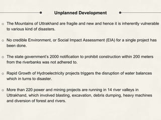 Uttrakhand disaster | PPTX