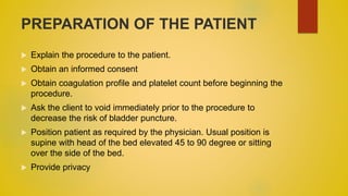Paracentesis Procedure