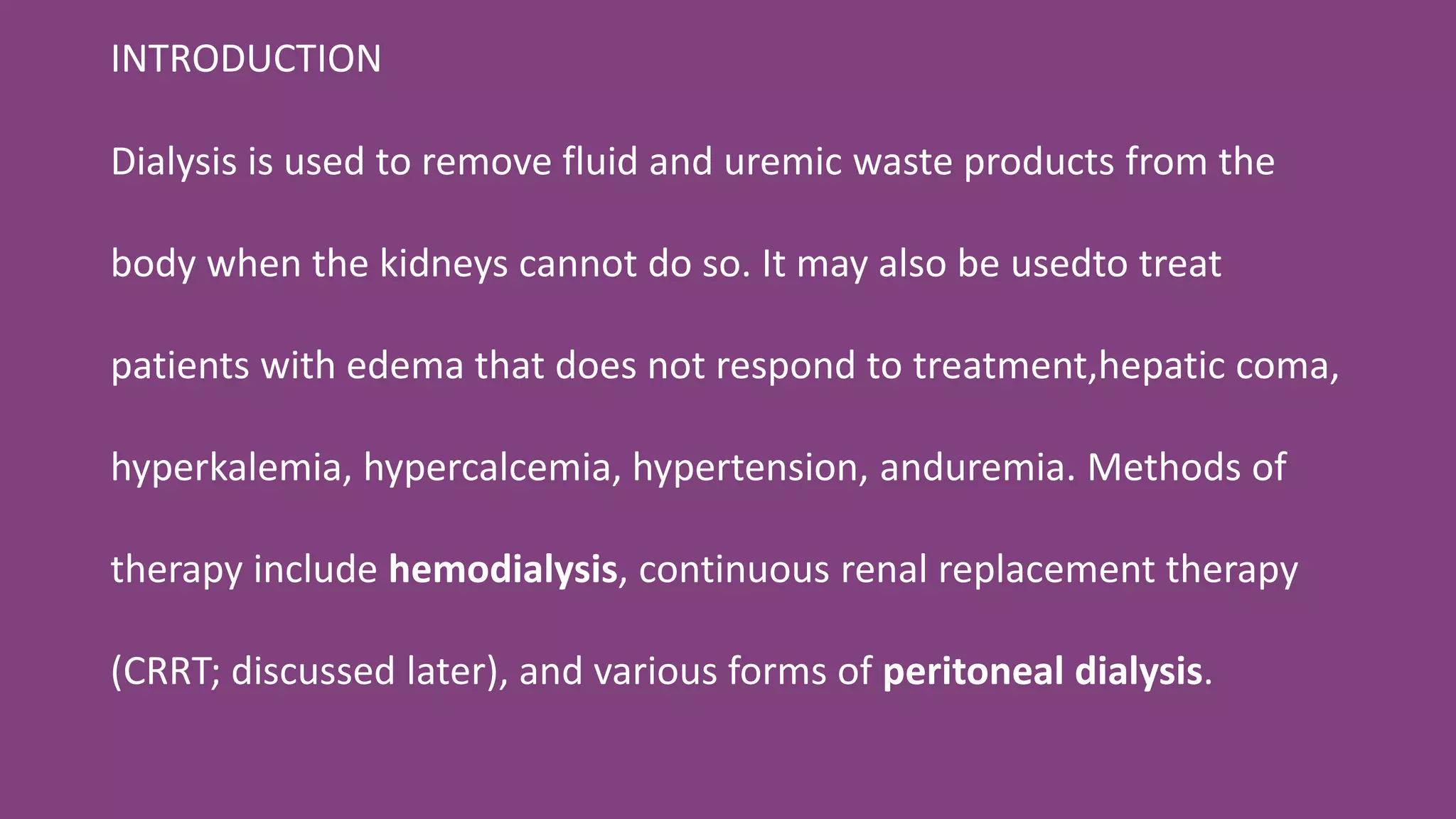 HEMODIALYSIS | PPTX