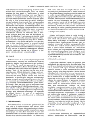 Topical hemostatic agents in surgical practice | PDF
