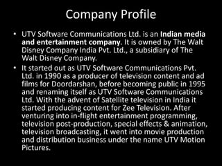 Utv motion pictures | PPT