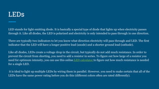 Introduction to electronics - Third session | PPTX