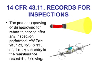 Aircraft_Maintenance_Records - RECORD ENTRIES.ppt