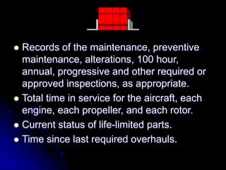 Aircraft_Maintenance_Records - RECORD ENTRIES.ppt