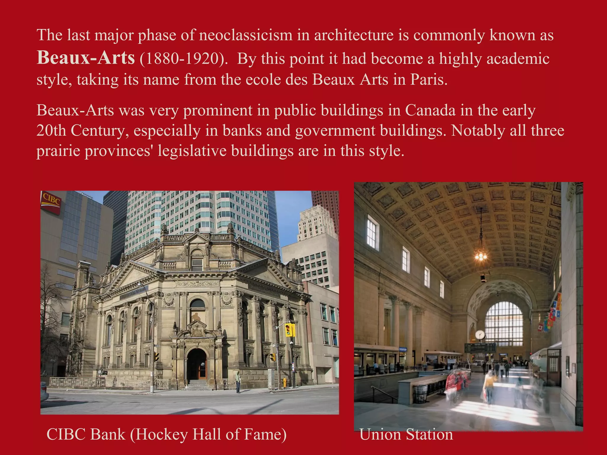 Origin of Neoclassical architecture and the architects involved in it. | PPT