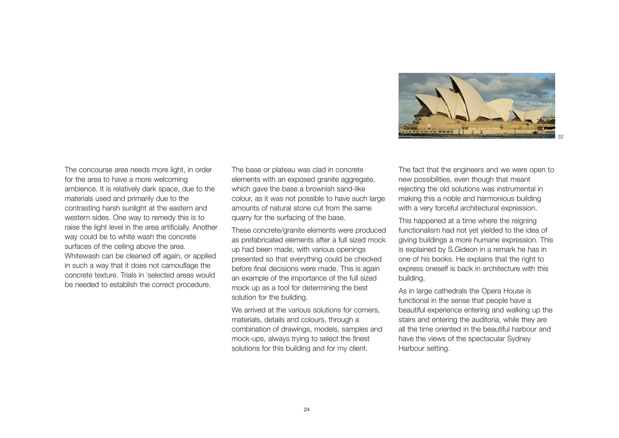 sydney Opera house design principles - utzon Architect | PDF