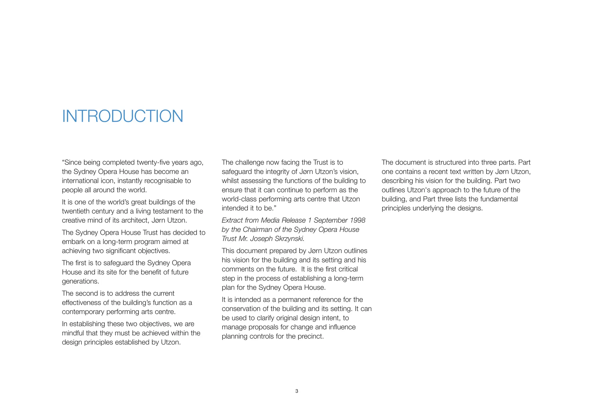 sydney Opera house design principles - utzon Architect | PDF