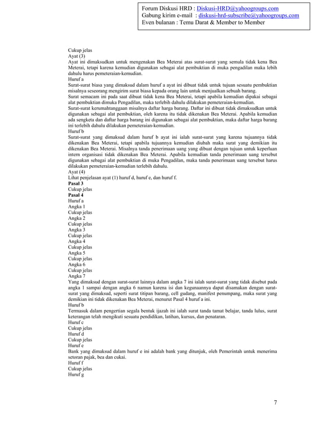 Uu 13 1985 bea materai | PDF