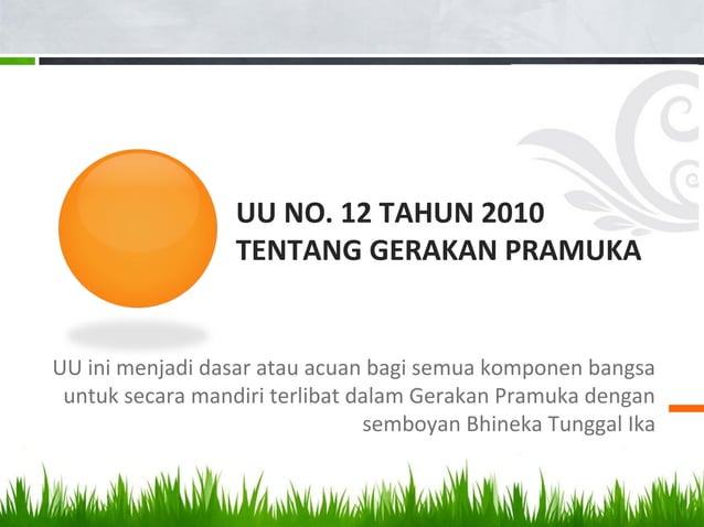 UU Gerakan-Pramuka | PPT