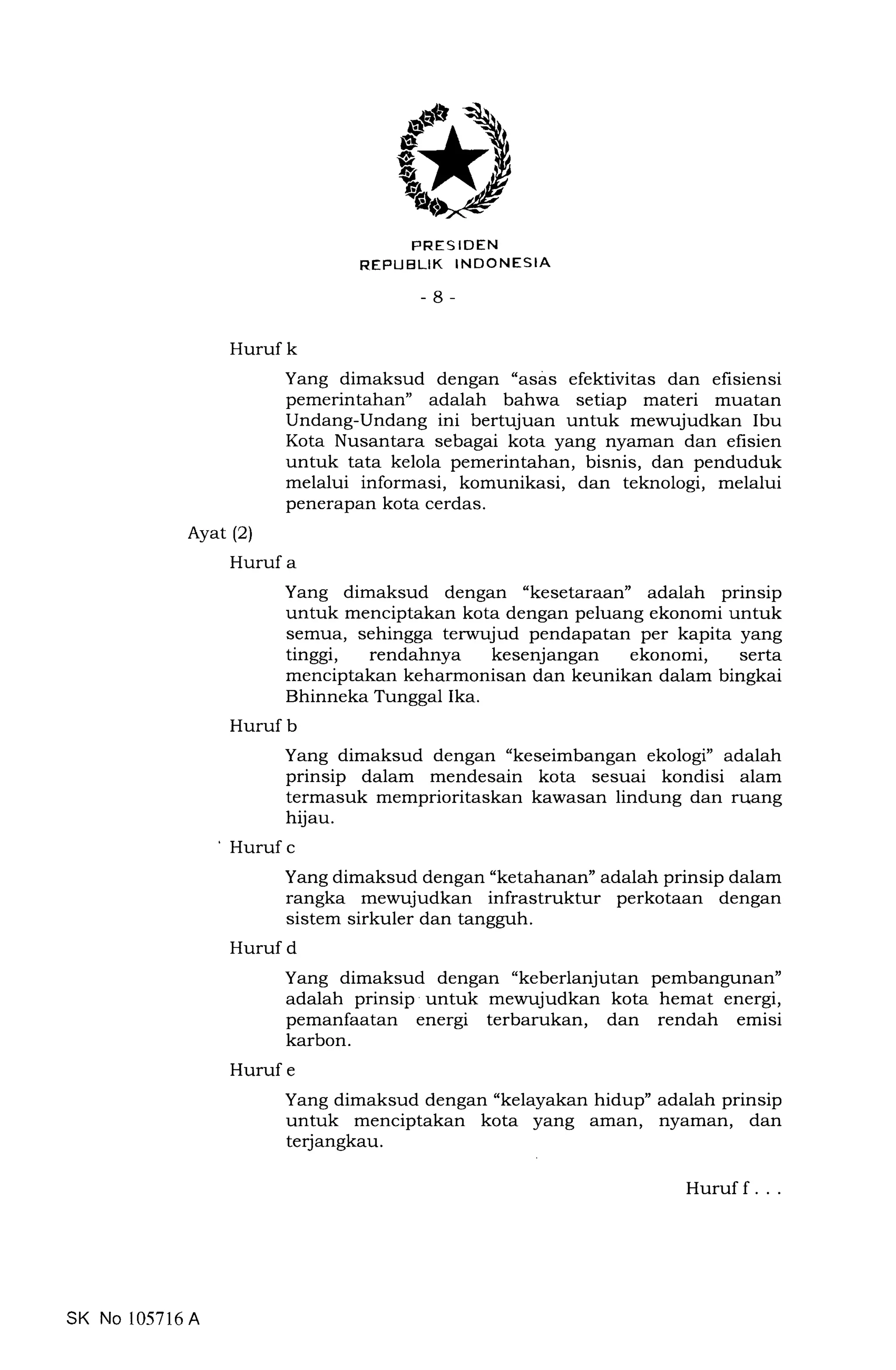 Undang-undang Nomor 3 Tahun 2022 tentang IKN | PDF